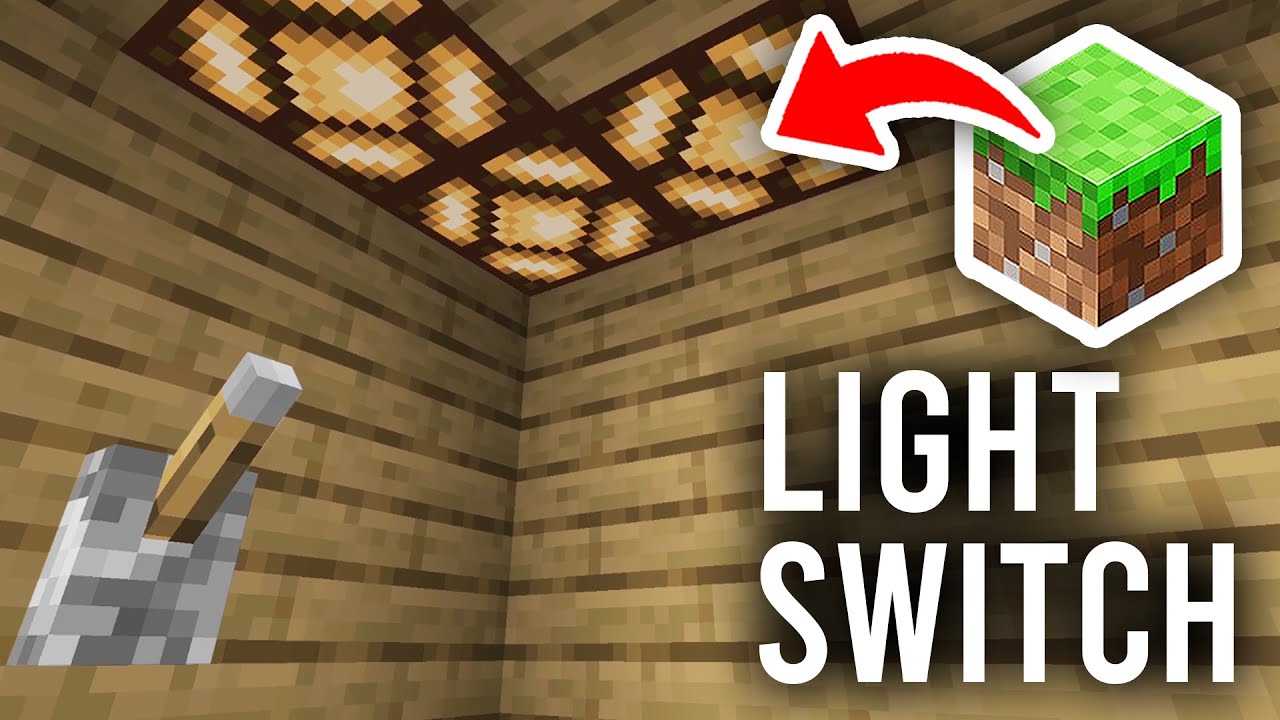How To Make Light Switch In Minecraft (All Versions) - Full Guide