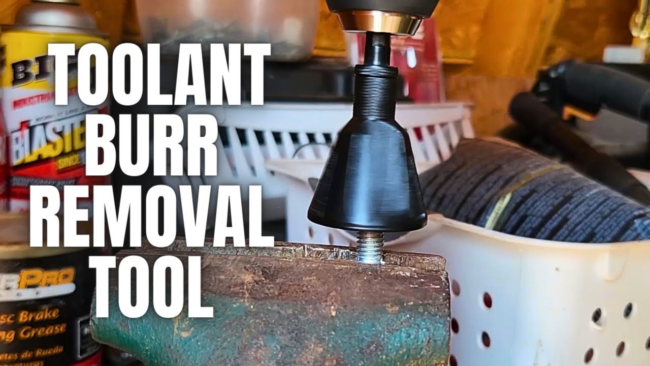 Deburring External Chamfer Tool | How to use a Burr removal tool