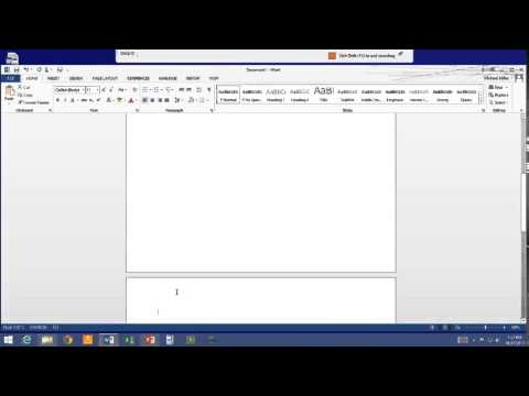 Creating an APA Style Title Page in MS Word