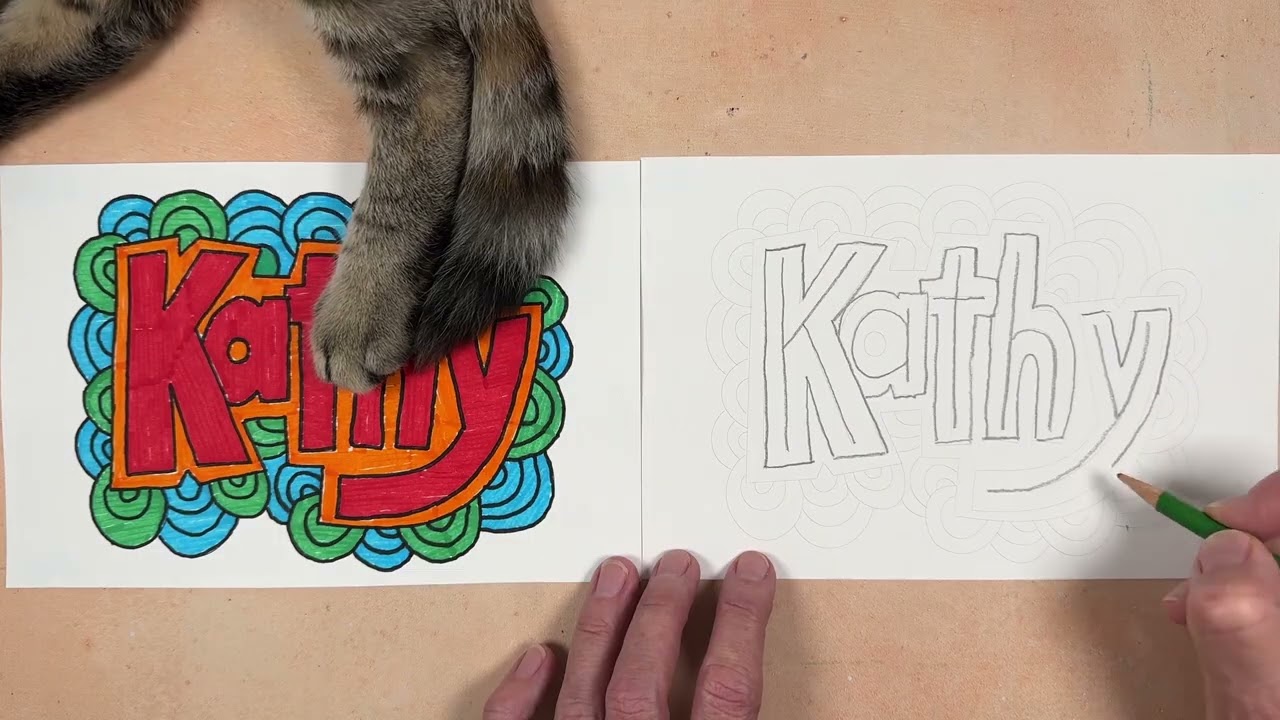 How to Make Doodle Name Art
