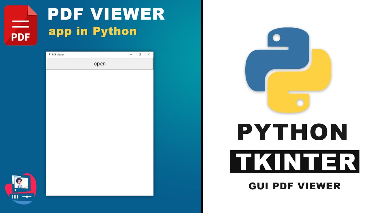 How to create pdf viewer app using python | python tkinter