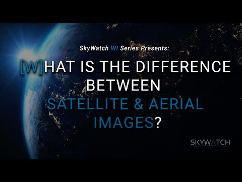 What is the difference between an Aerial Photo and a Satellite Image?