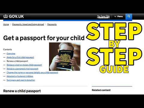 How To Renew Child UK Passport 2025