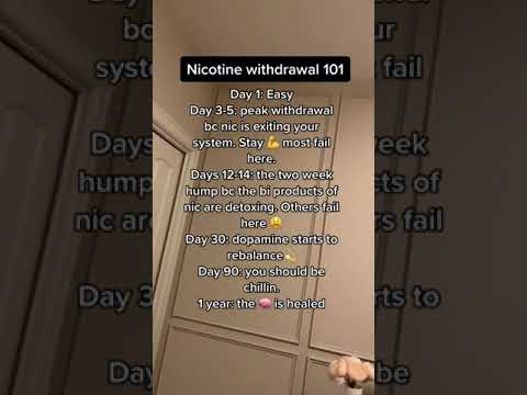 Nicotine Withdrawal 101 🥵