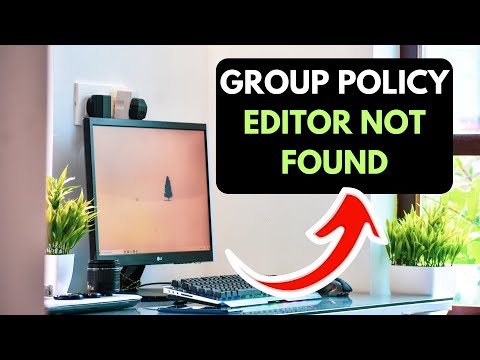 Group Policy Editor Not Found Windows 11 RESOLVED