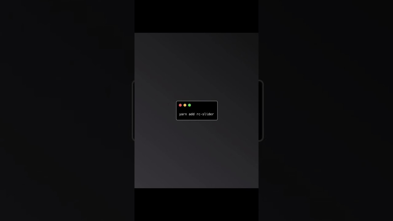 rc-slider react library!