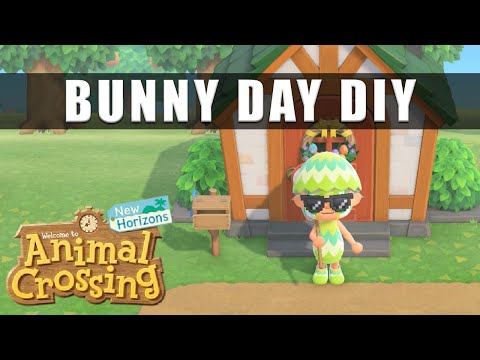 Animal Crossing New Horizons Bunny Day DIY recipes tips