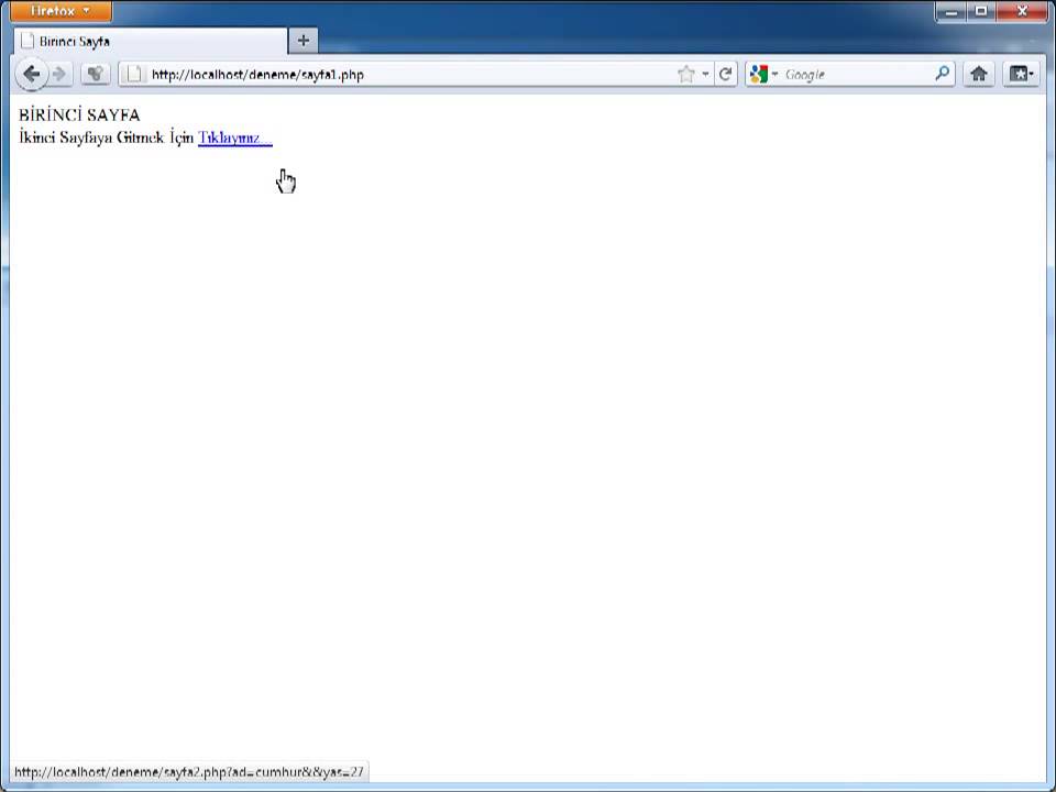39 PHP Urlencode ve Urldecode