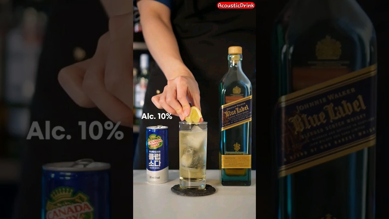 Johnnie Walker Blue lable Highball