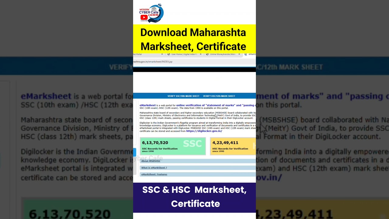How to Download Maharashtra Board Marksheet and Certificate Step by Step