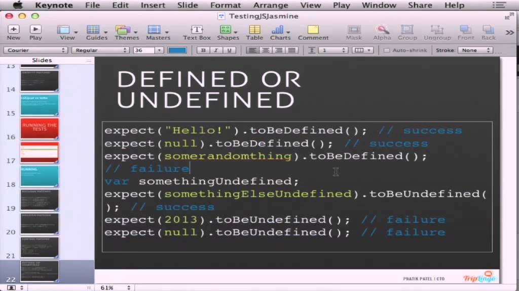BDD Testing JavaScript with Jasmine