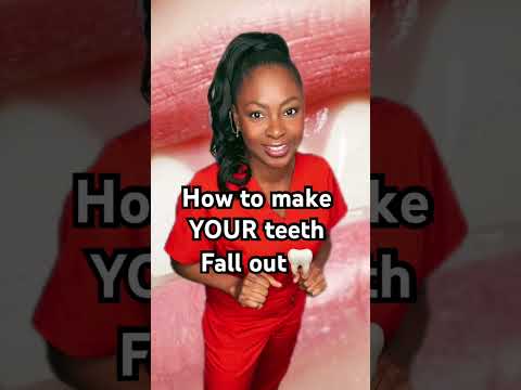 How to make your teeth fall out #teeth #dentalvideo