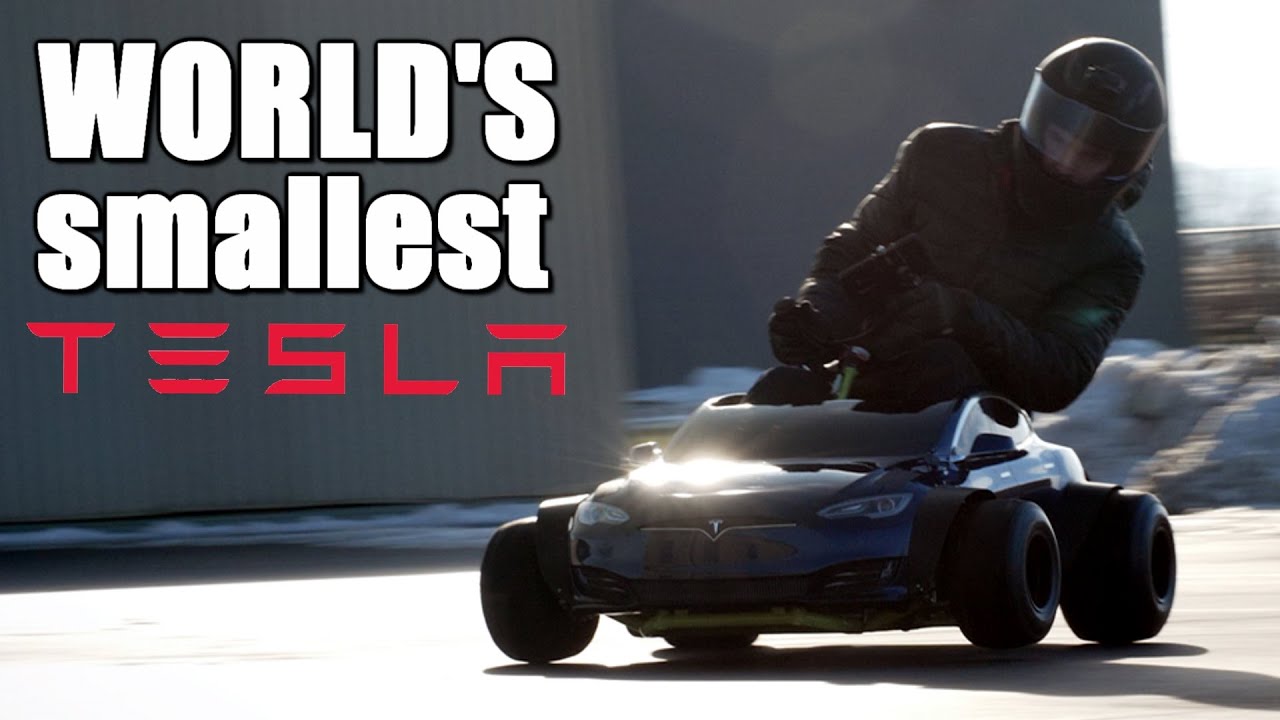 Here Comes the World’s Smallest Tesla, Zooming at 45mph - autoevolution