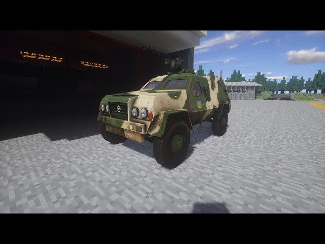 Mcheli addon: Ukrainian Dozor-b Minecraft Mod