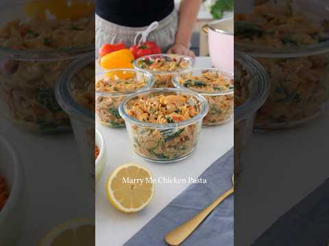 High-Protein Vegan Marry Me Pasta #plantbasedrecipes