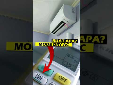 Fungsi Mode DRY pada AC yang Jarang Diketahui #airconditioner #airconditioning #daikin