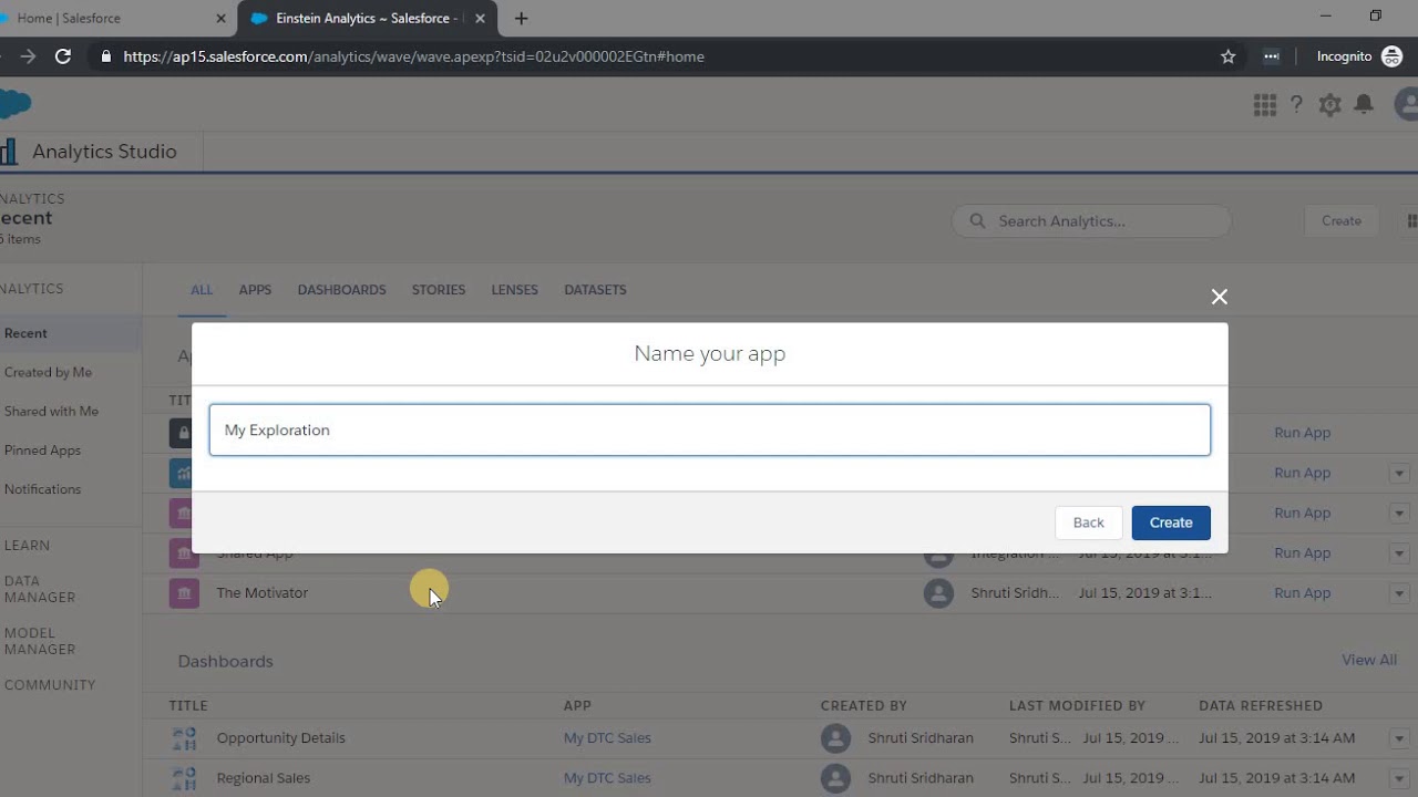 Create Your First Analytics App
