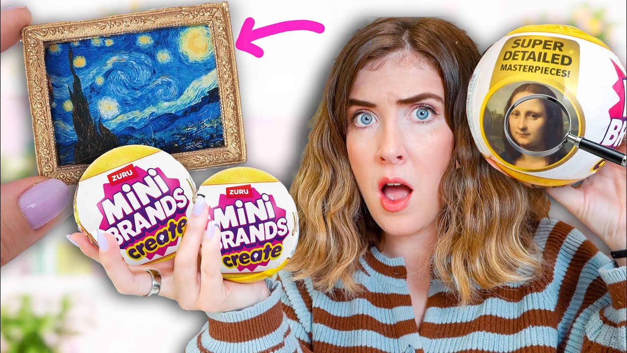 I Bought MINI BRANDS Art MYSTERY Balls… MASTERPIECE Collection