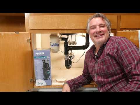Moen Prep Series 1/2 HP Garbage Disposal with Power Cord Installation and Old Disposal Removal