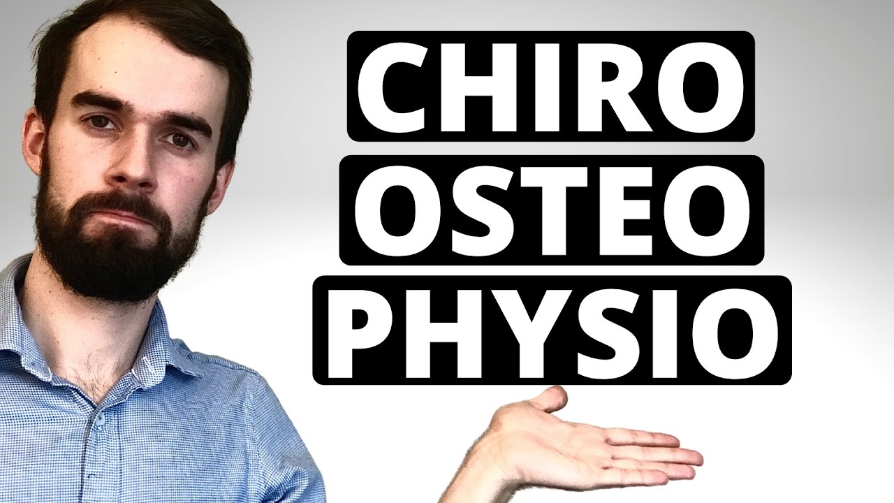 What's The Difference Between Chiropractic, Osteopathy & Physiotherapy?
