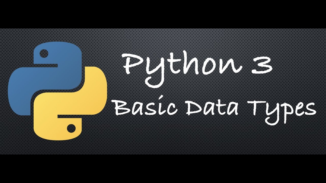 Python 3 - Basic Data Types