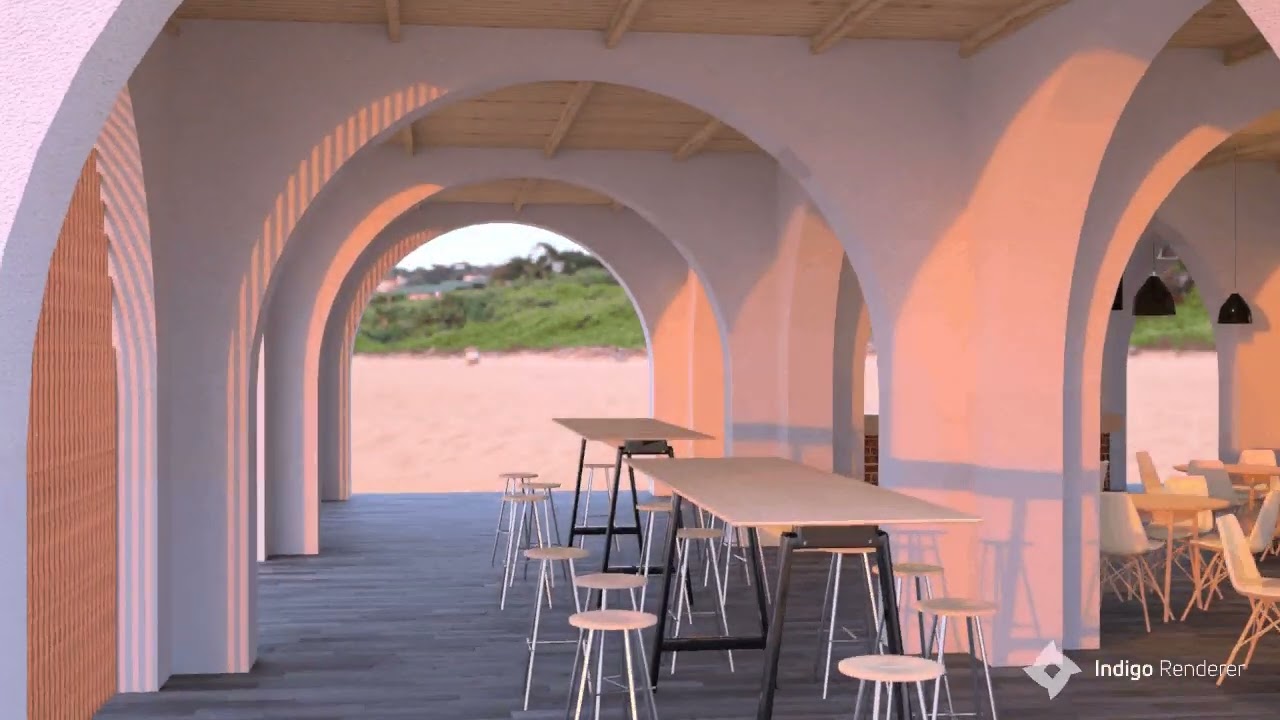 Indigo Render Animation - Beach Bar