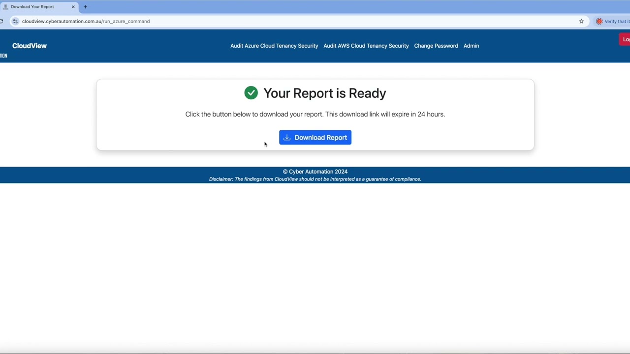 CloudView Demonstration