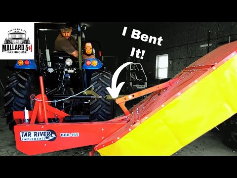 Installing Hydraulic Lift Kit On Tar River Drum Mower | Drum Mower Review