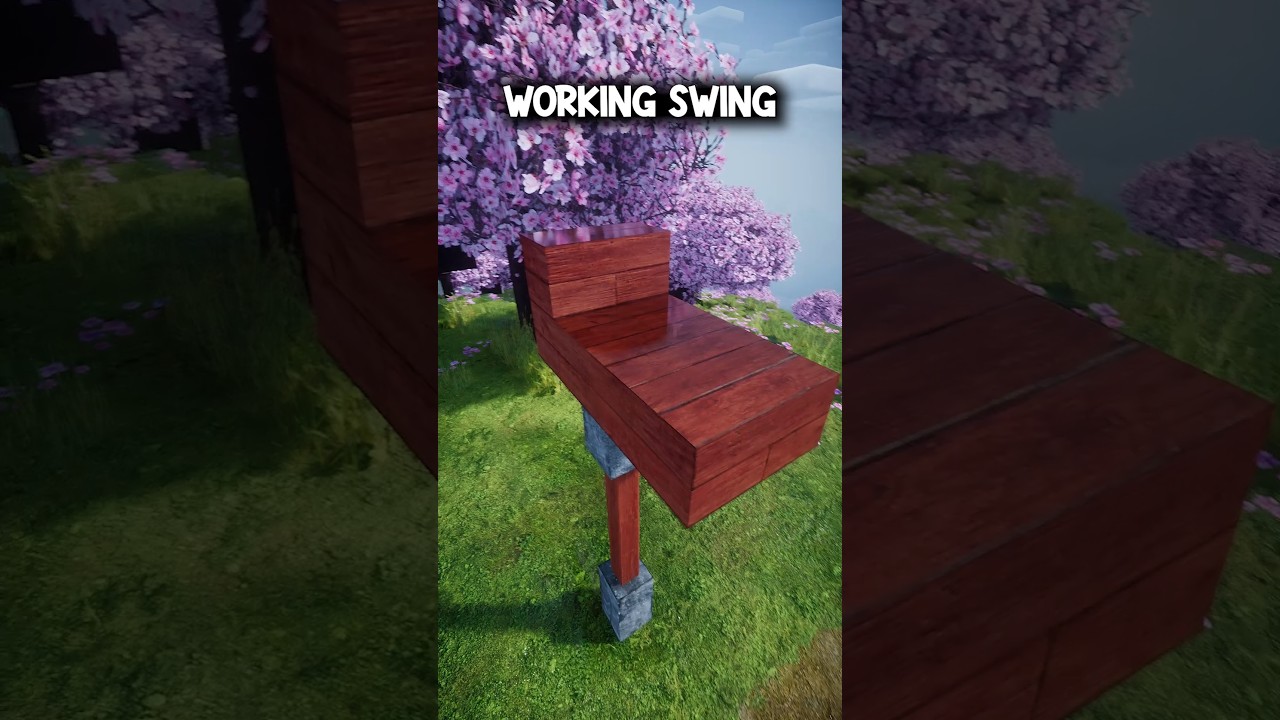 Minecraft Realistic Swing #minecraft #shorts