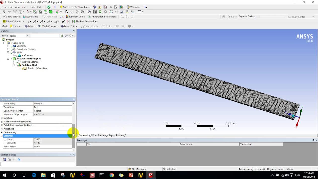 Ansys 2016 tutorial Static Structural
