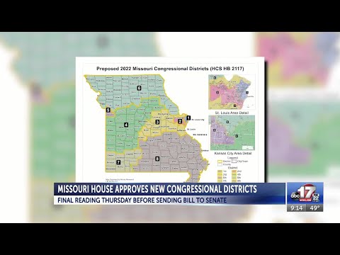 Missouri House approves congressional redistricting map