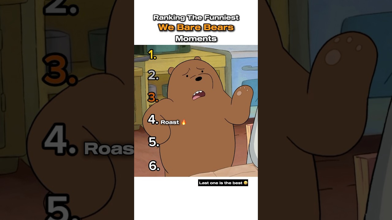 Ranking The Funniest We Bare Bears Moments