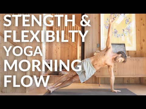 40 Min Power Yoga for Strength and Flexibility Vinyasa Flow Class | Yoga With Tim