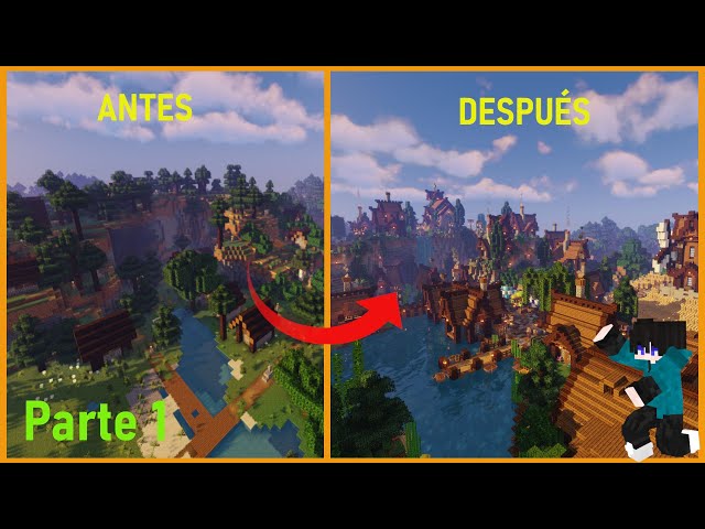 ALDEA ABETO / Spruce village - BEDROCK EDITION Minecraft Map
