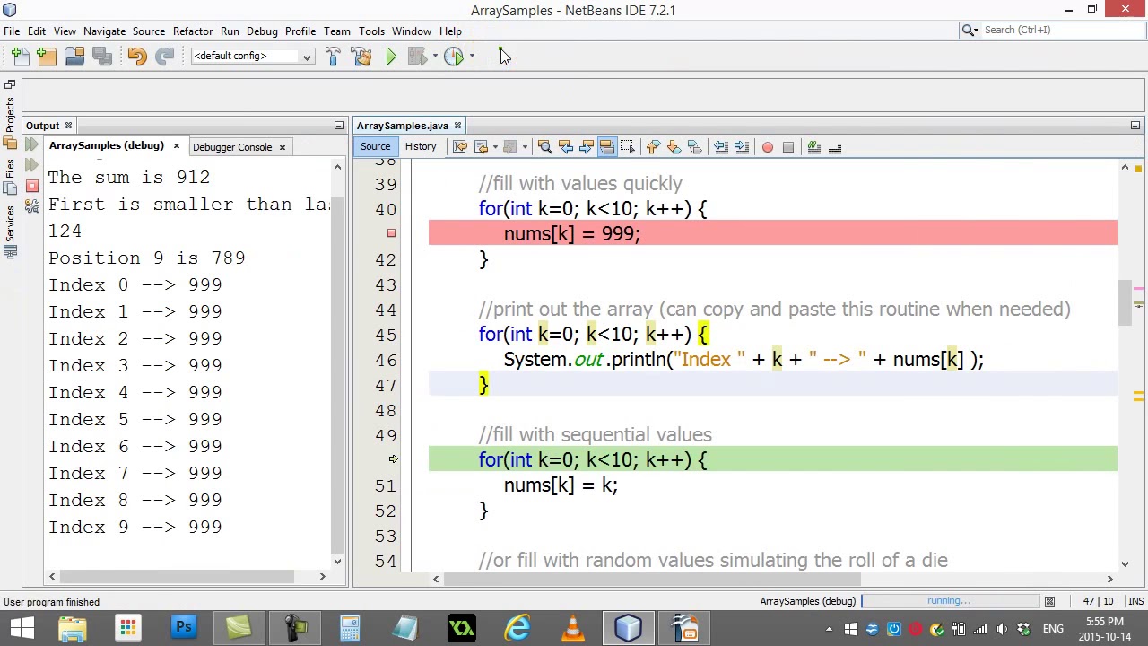 AP Computer Science   051   Arrays With Loops