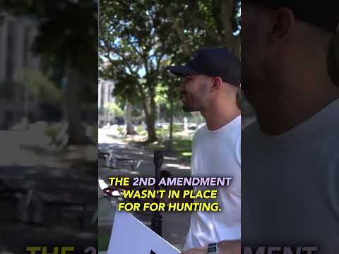 Gun Protestor KNOWS NOTHING ABOUT GUNS