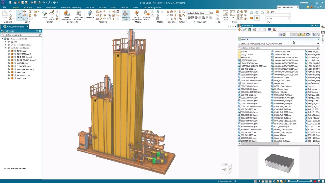 NEW in Solid Edge 2024 - Solid Edge Design Configurator