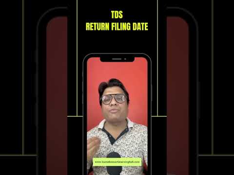 Due date of Tds Return