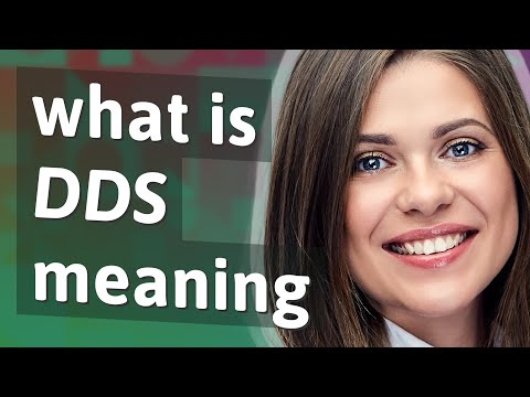 Dds | meaning of Dds