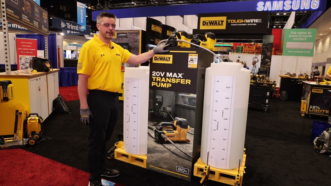 Introducing the DCE050 20V MAX* Transfer Pump