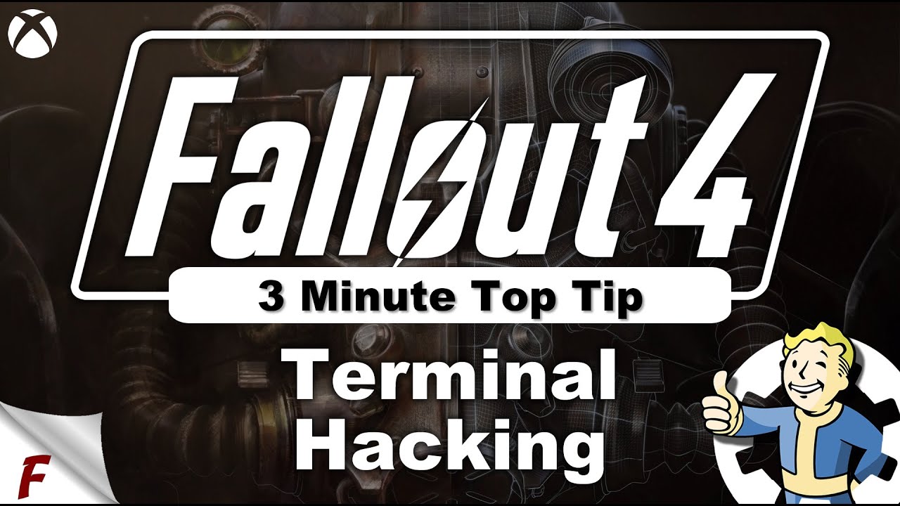 Fallout 4. Terminal Hacking. 3 Minute Top Tip Tutorial