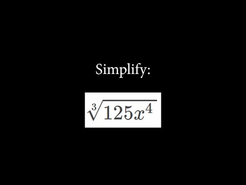 How to simplify unknowns by cube root? (2/3)