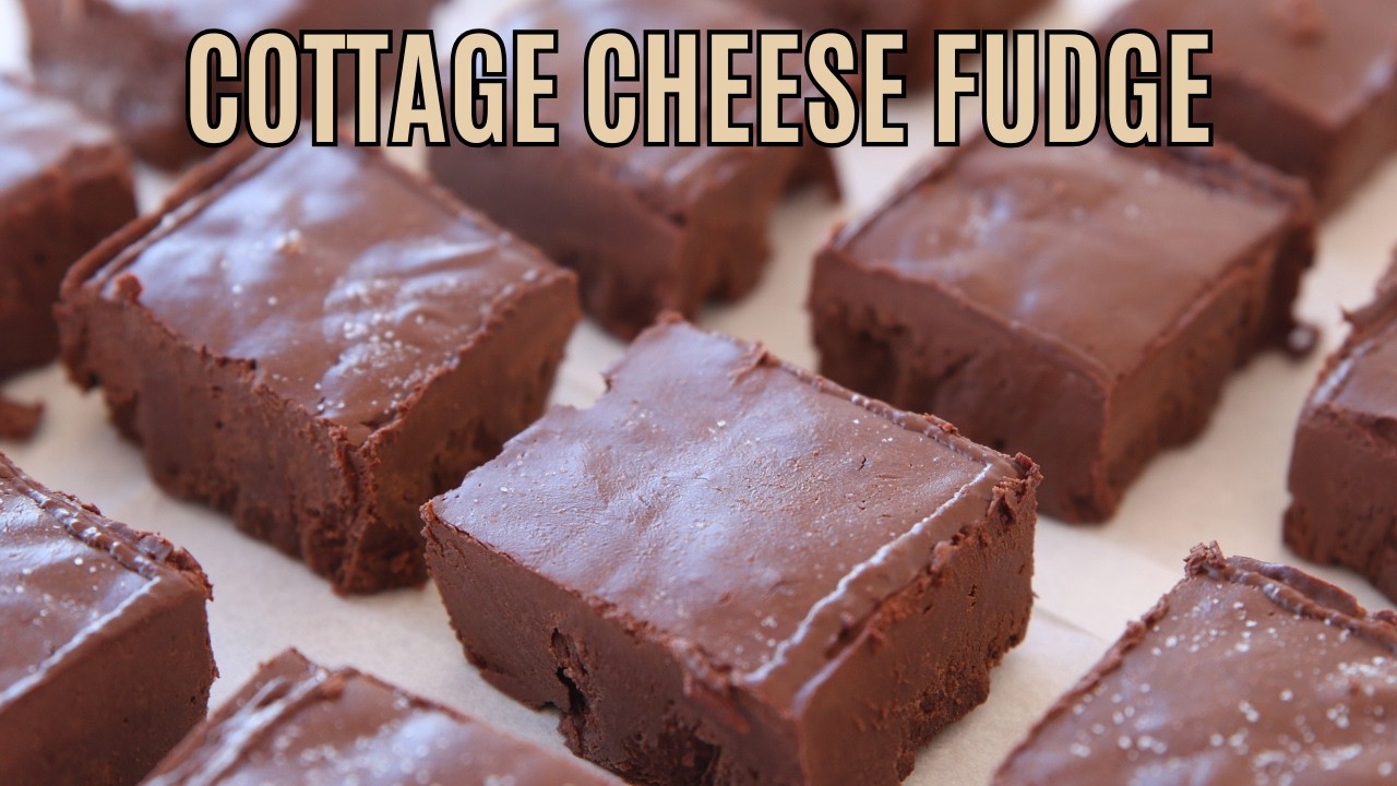 Cottage Cheese Fudge | Healthy & High Protein Dessert