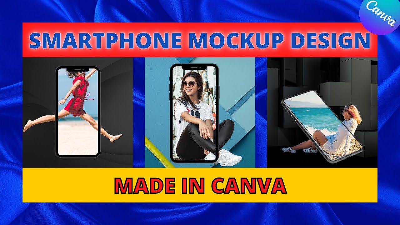 How to make Smartphone mockup designs in Canva