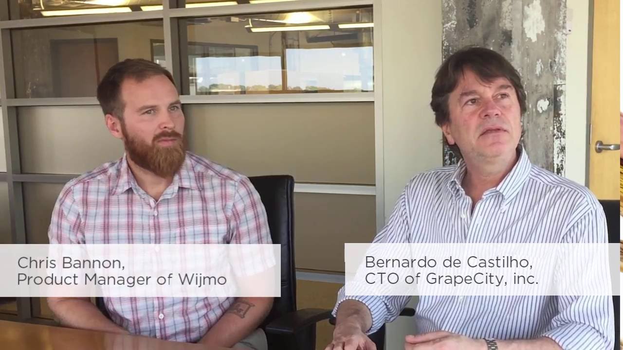Wijmo and ReactJS: A conversation with Chris Bannon and Bernardo de Castilho