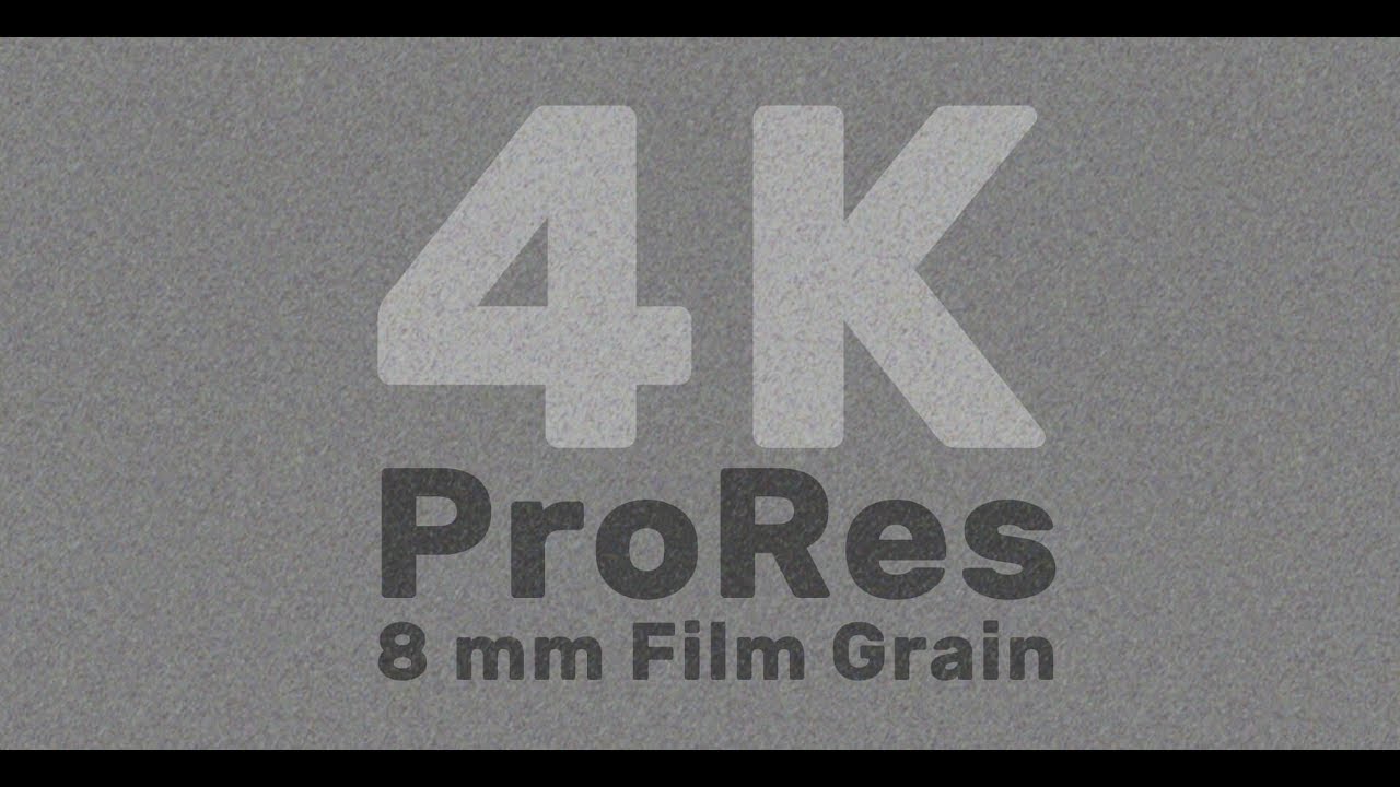 Free ProRes UHD / 4K Film Grain Overlay Downloads  – 8mm