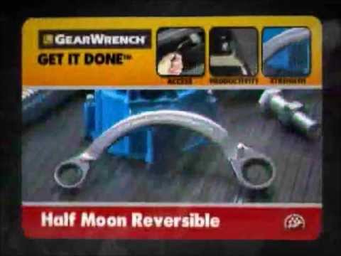 GearWrench® Half Moon Reversible Double Box Ratcheting Wrench [9850 & 9840]