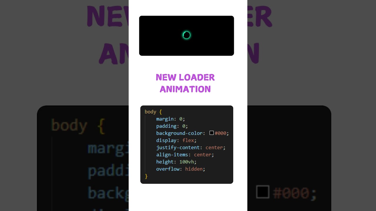 New Loader Animation | Html Css Javascript  #cssanimation #coding #programming #javascript  #css