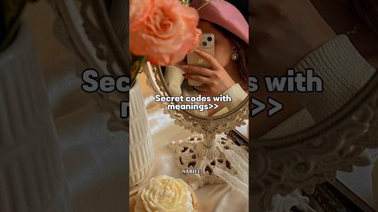 Secret code with meanings..!!💌🕊️pt-:2#secretcodes #aesthetic #fypシviral #bts #dendelions #army #jk