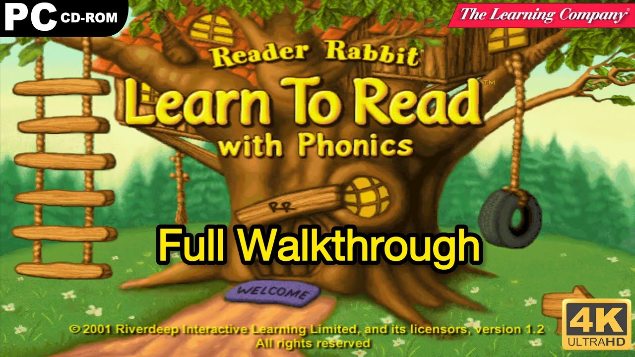 Reader Rabbit: Learn to Read with Phonics [PC] Full Walkthrough - 4K60ᶠᵖˢ UHD